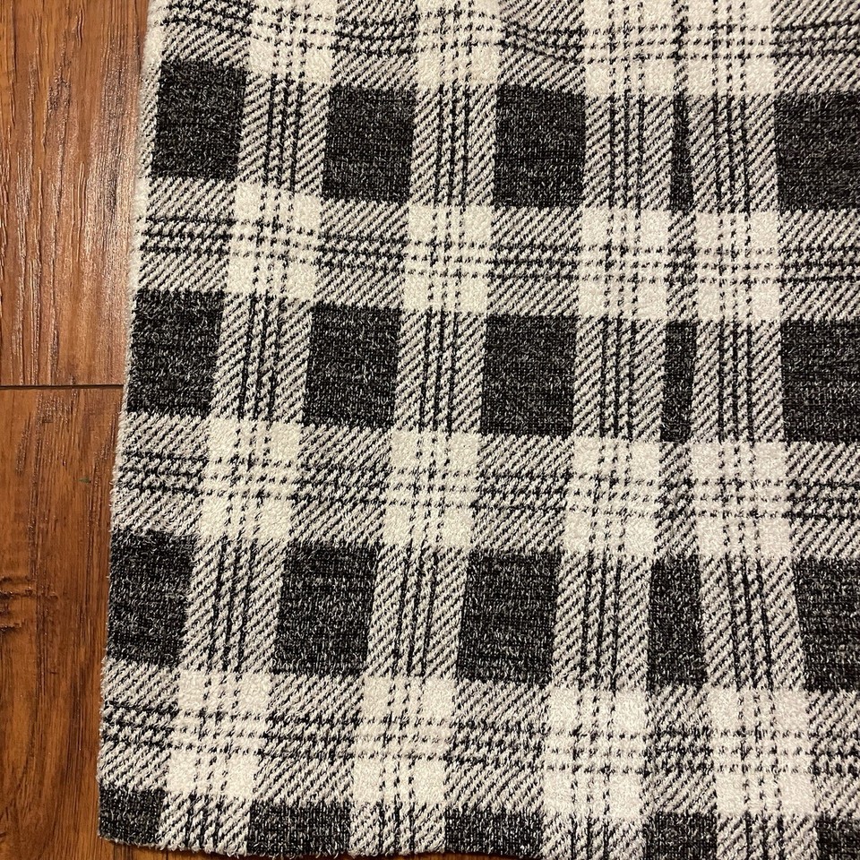 Christopher Banks Womens Skirt Size 12 Black Plaid Midi Length Lined ...