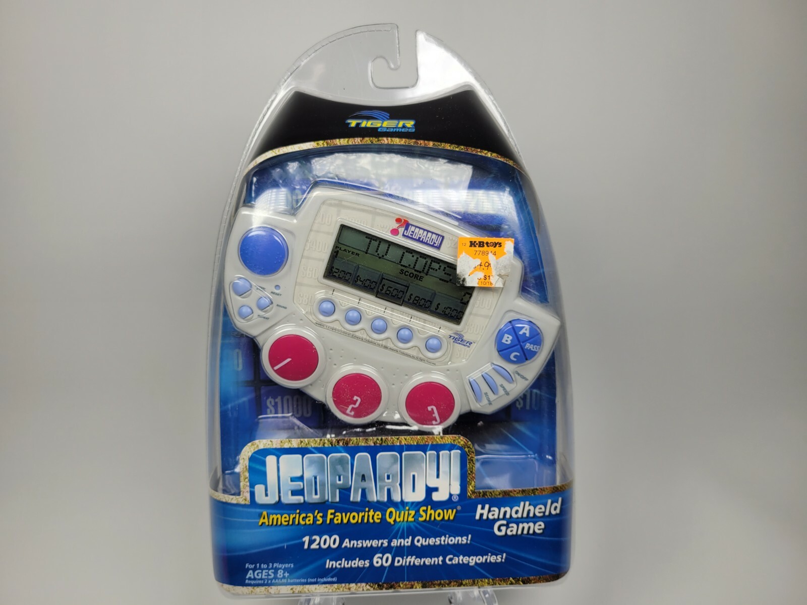 2002--"JEOPARDY" (AMERICA'S FAVORITE QUIZ SHOW)--HAND HELD GAME--MINT ...