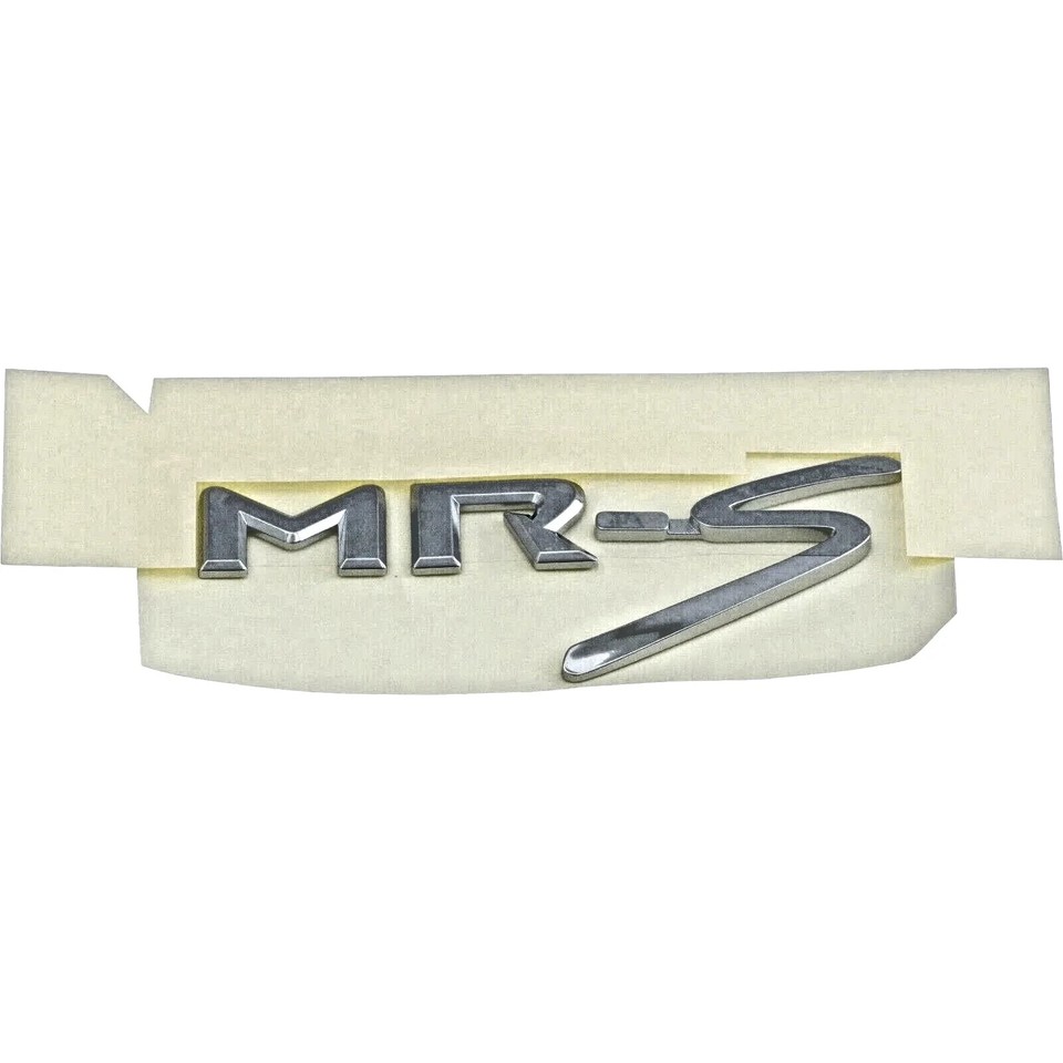 TOYOTA Genuine MR2 Roadster Spyder ZZW30 Front Blue & Rear MR-S Emblem ...