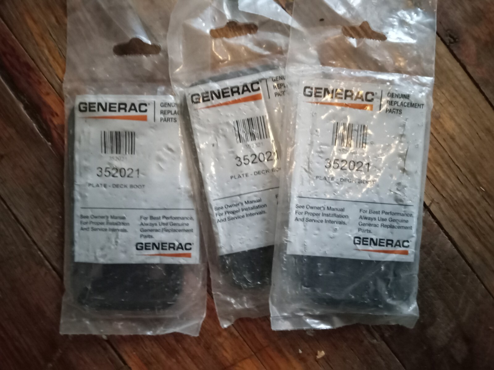 3-Generac Power Systems Inc. Deck Boot Plate 352021 | eBay