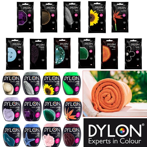 Dylon Fabric & Clothes Hand Dye 50g Machine Dye 350g for Clothes Jeans ...
