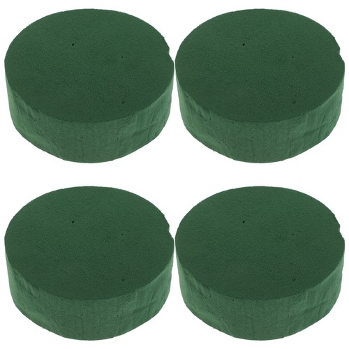 4 Pcs Floral Foam Round Flower Clay Sponge Block Base Arrangement Bases ...