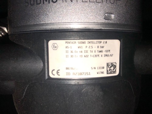 Pentair Sudmo Intellitop 2.0 Control Valve ID-No 2303199. Order No ...