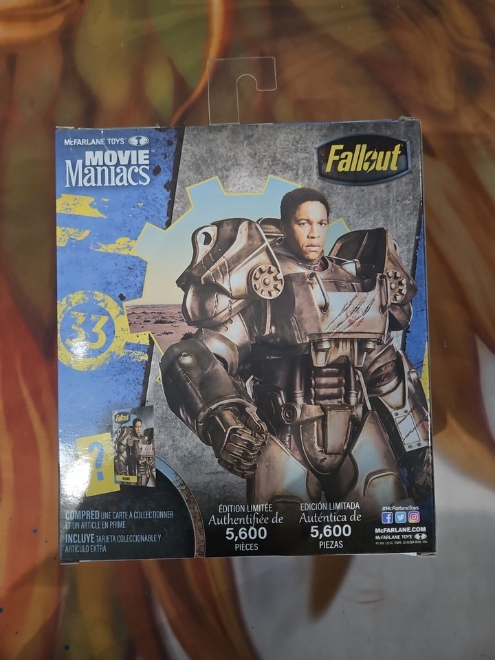 Fallout Movie Maniacs Maximus Power Armor PLATINUM CHASE Posed Figure ...