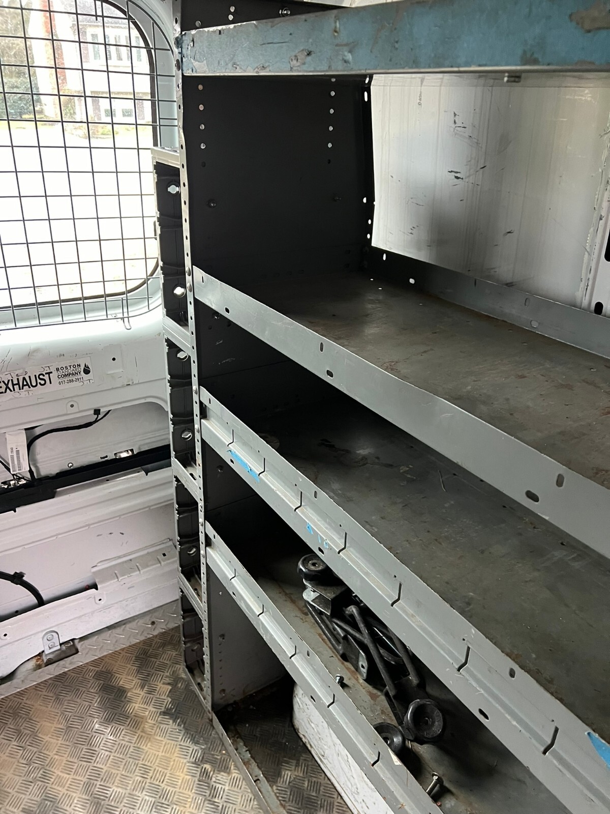 Adrian Steel Shelving, Divider & Refrigerant Tank Rack – Work Van ...