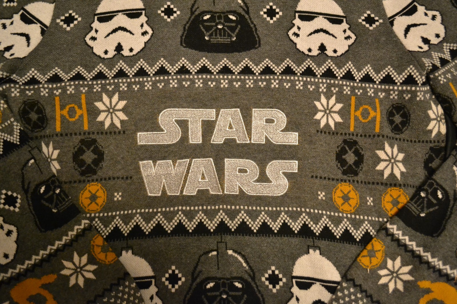 Christmas Jumper Star Wars Large Darth Vader Imperial Stormtroopers ...