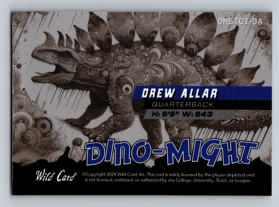 2024 Wild Card 🔥DINO - MIGHT🔥 Drew Allar (PRC) 13/15 | eBay