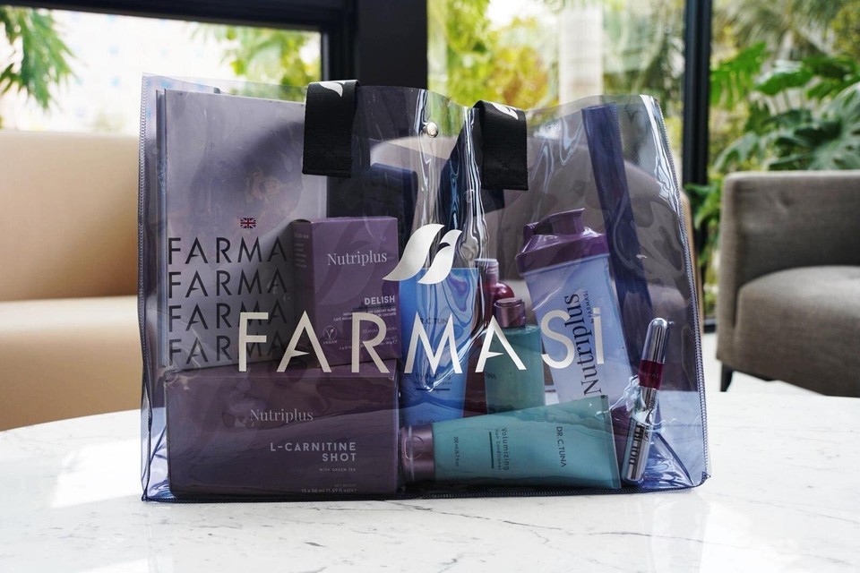 Farmasi tote Bag clear rare new limited edition | eBay