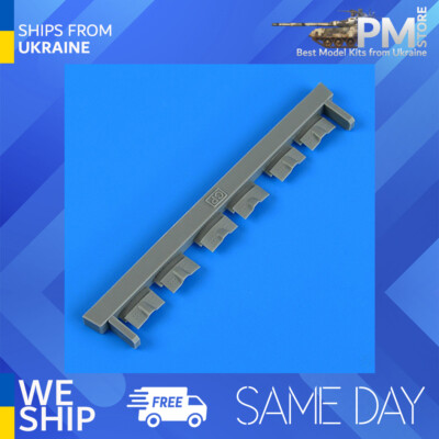 Quickboost 72658 1/72 La-5 exhaust flaps for Clear Prop Accessories kit ...