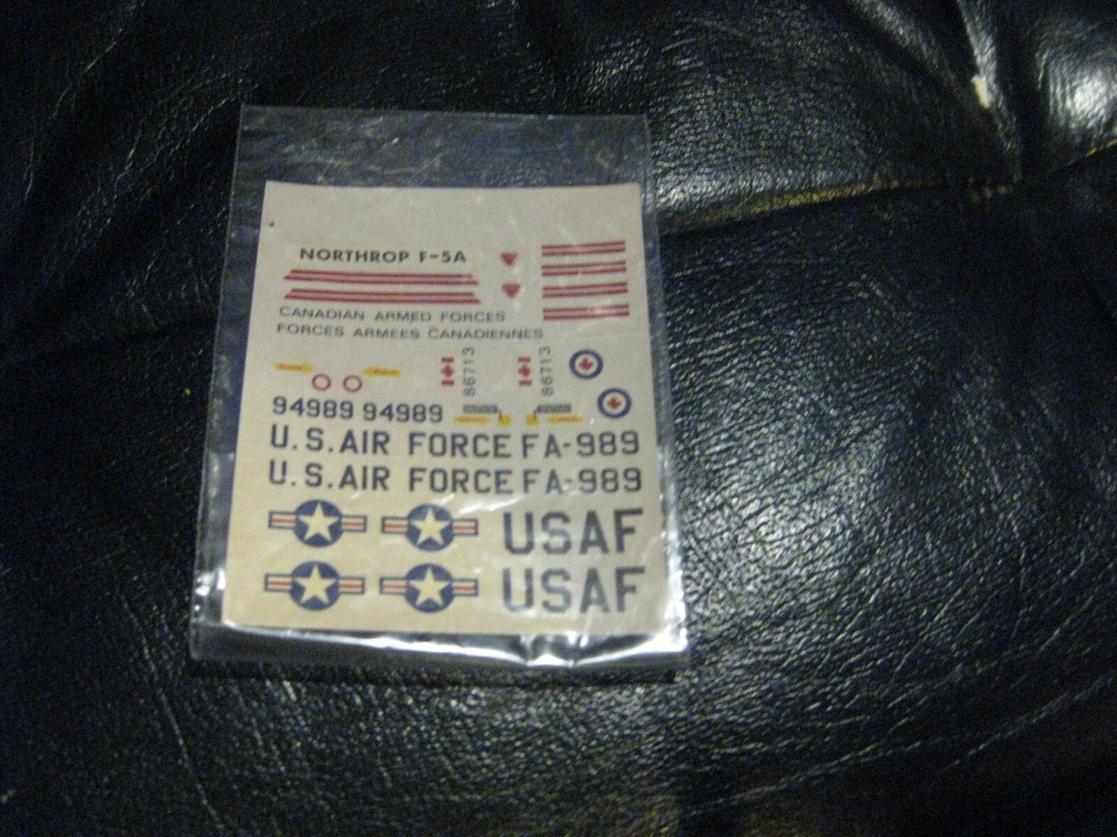 Decal sheet from a Northrop F-5A model kit 1/72 scale | eBay