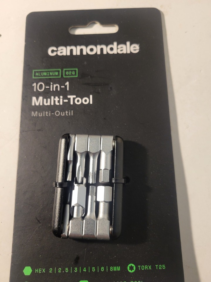 Cannondale 10-in-1 Mini Multi-Tool Hex Torx Phillips + Valve Tool CP9301U10OS | eBay