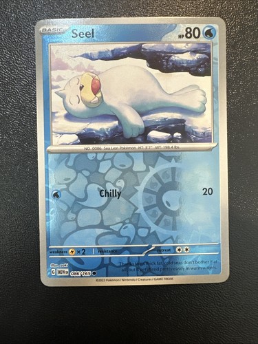 Seel 086/165 Sv: Scarlet & Violet 151 Reverse Holo | eBay