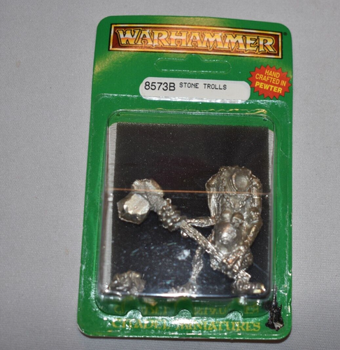 New 8573B Stone Trolls Metal Citadel Miniatures Warhammer OOP Rare ...