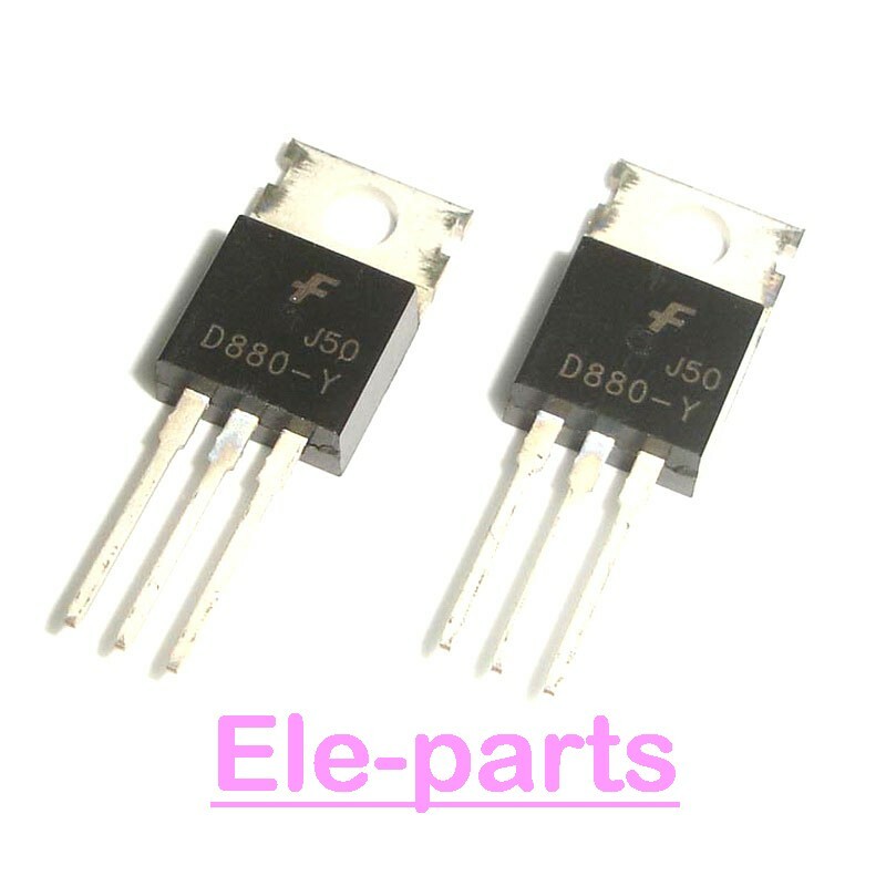 50 PCS 2SD880-Y TO-220 2SD880 KSD880-Y D880-Y Silicon NPN Power ...