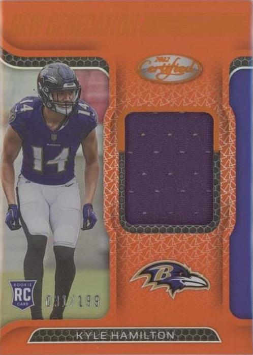 2022 Panini Certified - New Generation Jerseys Kyle Hamilton #NGJ-KH ...