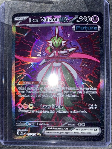 Iron Valiant EX SIR Holo 157/131 - Prismatic Evolutions Pack Fresh | eBay