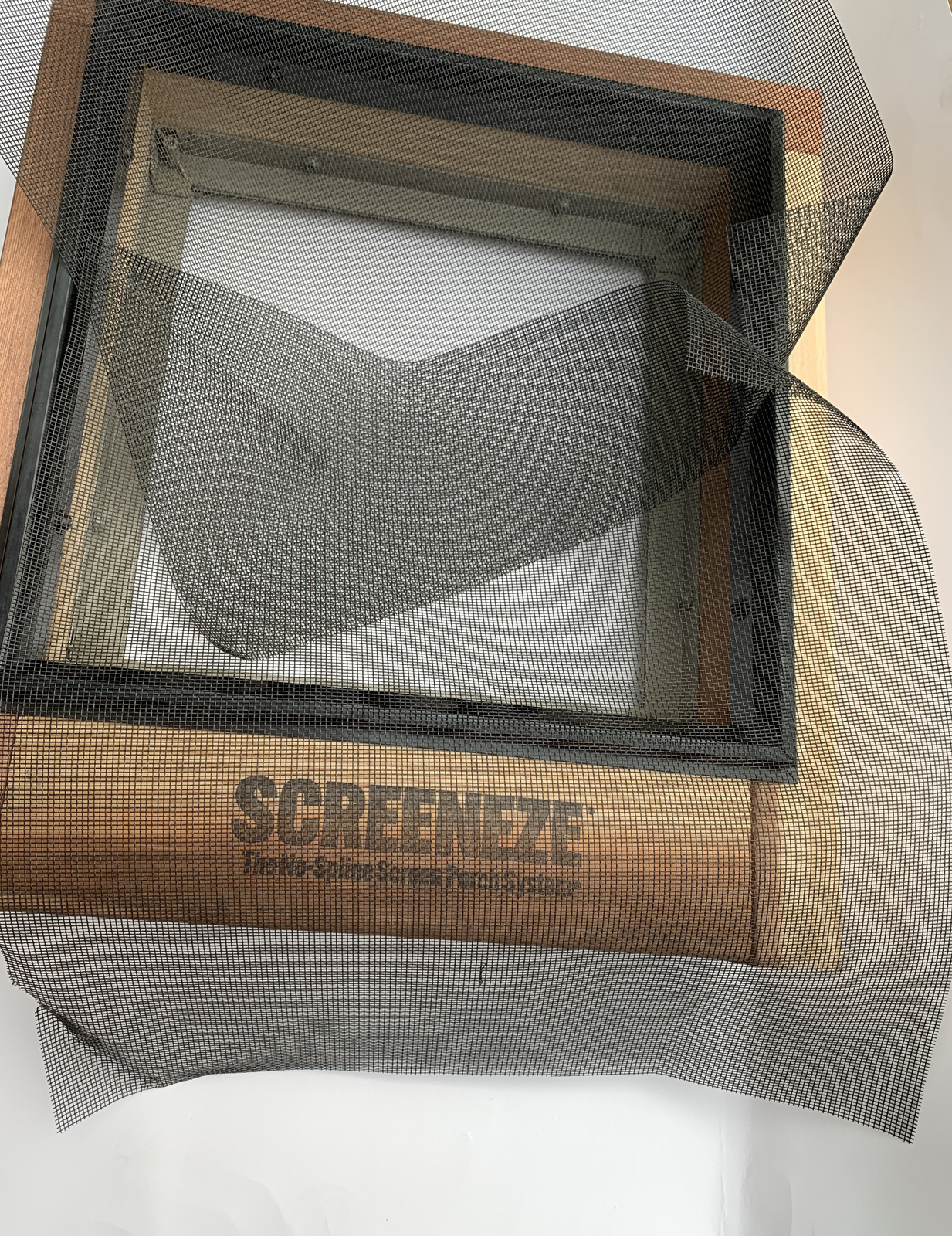Screeneze The No-Spline Screen Porch System Window Door Screen with ...