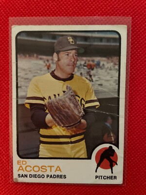 1973 TOPPS # 244 ed acosta | eBay