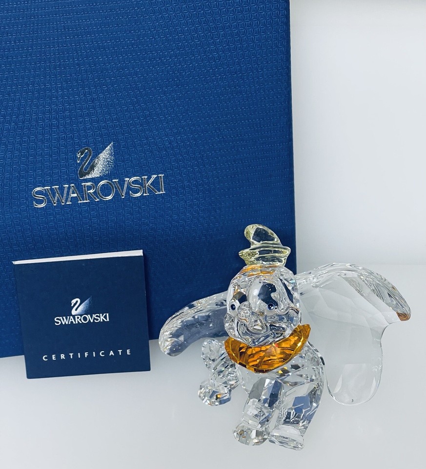 New In Box Swarovski 2011 Disney Dumbo Sweet Elephant Crystal Figurine ...