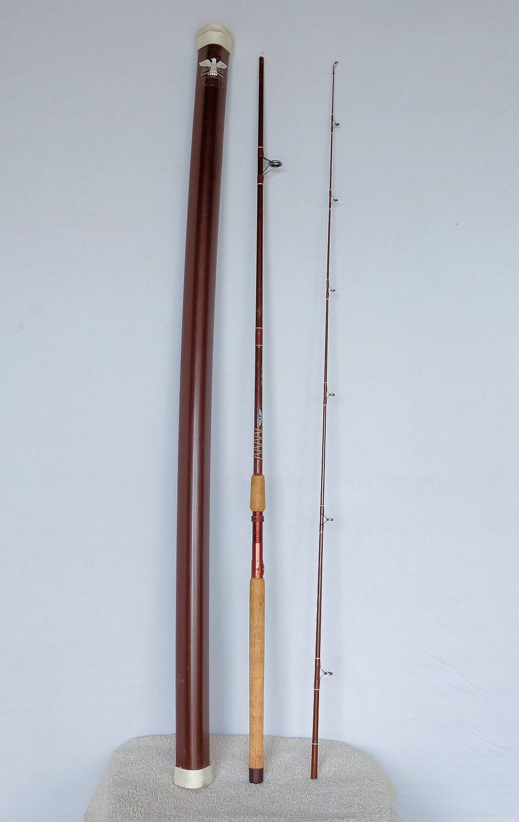 FENWICK FS83 8-3" Rod, 6 1/4 oz, 1/4-5/8 oz lures & 6-15 lb line, sock ...