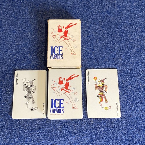 Vintage Ice Capades Playing Cards 52 + 2 Jokers | eBay