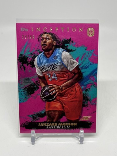 2021-22 Topps Inception OTE Overtime Elite Jahzare Jackson #32 Magenta ...