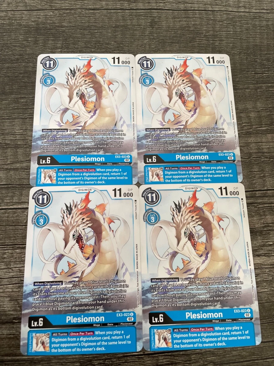 Digimon Plesiomon Card