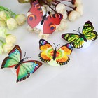 4x Butterfly LED Night Light Glowing Stickable Atmosphere Wall Lights ...
