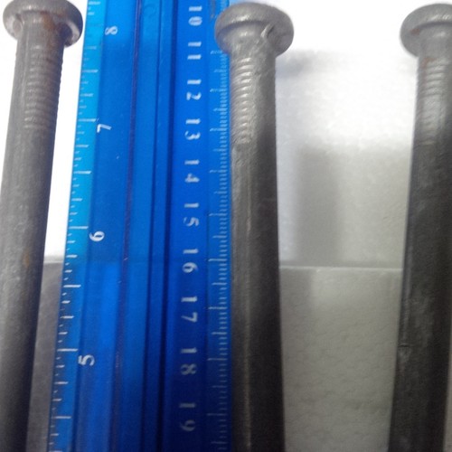 8 x 3/8 Inch Steel Spike Nail Smooth Large Steel Nail 8 Inches Long ...