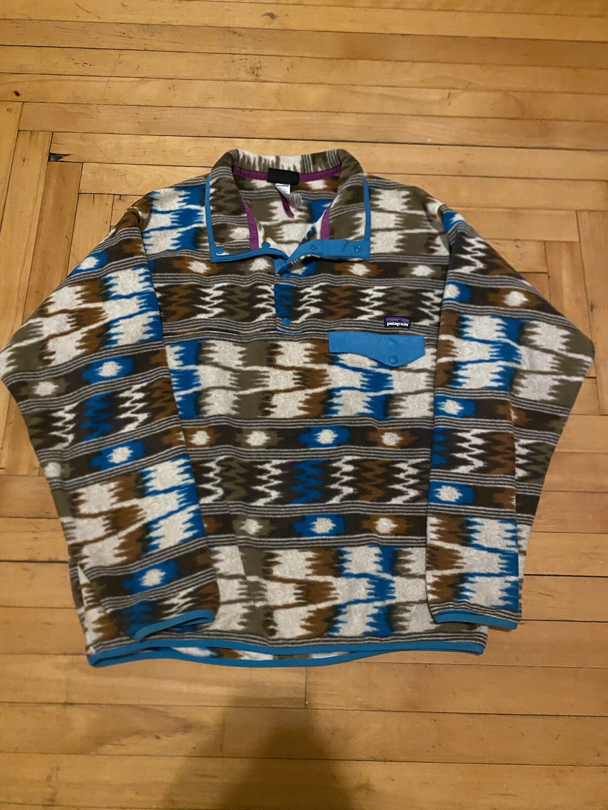 Patagonia Synchilla Snap T Pattern Southwestern Geome… - Gem