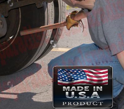 18 in Wheeler SOLID WOOD SUV Truck Tire Knocker Stick Air Pressure ...