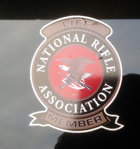 NRA Decal/sticker National Rifle Association Life Member Gun Decal ...