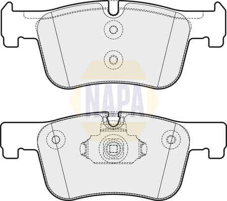 Brake Pads Set Front NBP1213 NAPA 34106884243 34112468431 34116850568 ...
