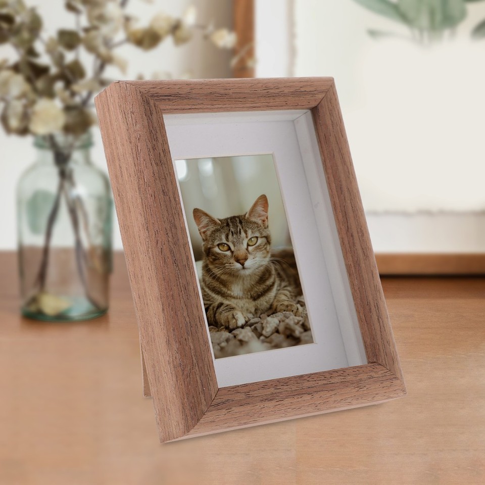 3 pcs Small Picture Frames Display Picture Frames Wooden Photo Frames ...