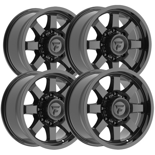 (Set of 4) Fittipaldi Offroad FA16B 22x12 8x170 -51mm Gloss Black ...