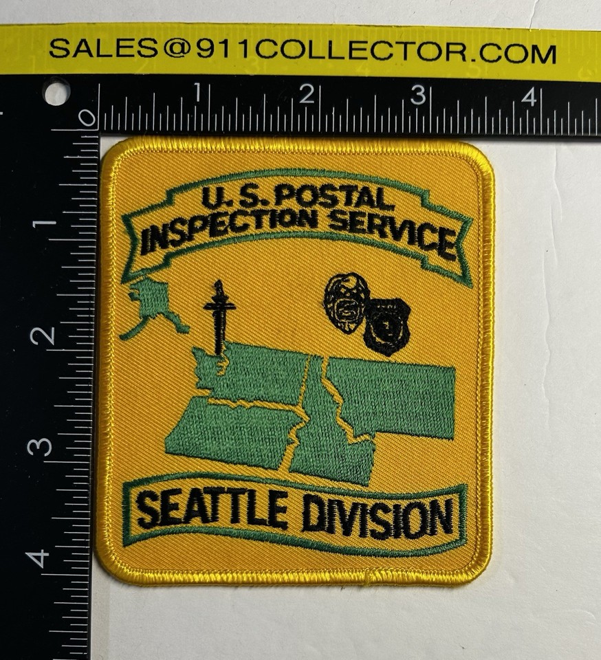WA WASHINGTON USPS US POSTAL INSPECTION SERVICE SEATTLE DIVISION PATCH ...