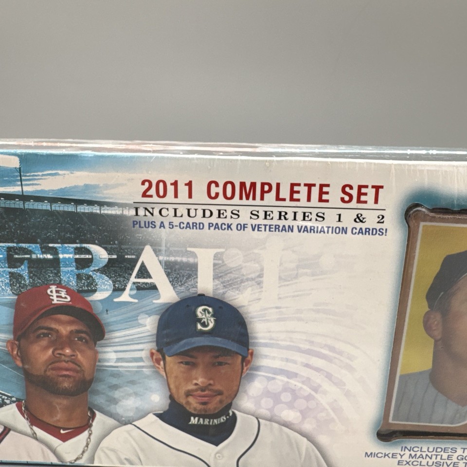 2011 Topps Complete Set Baseball Factory Sealed - Mickey Mantle Gold ...
