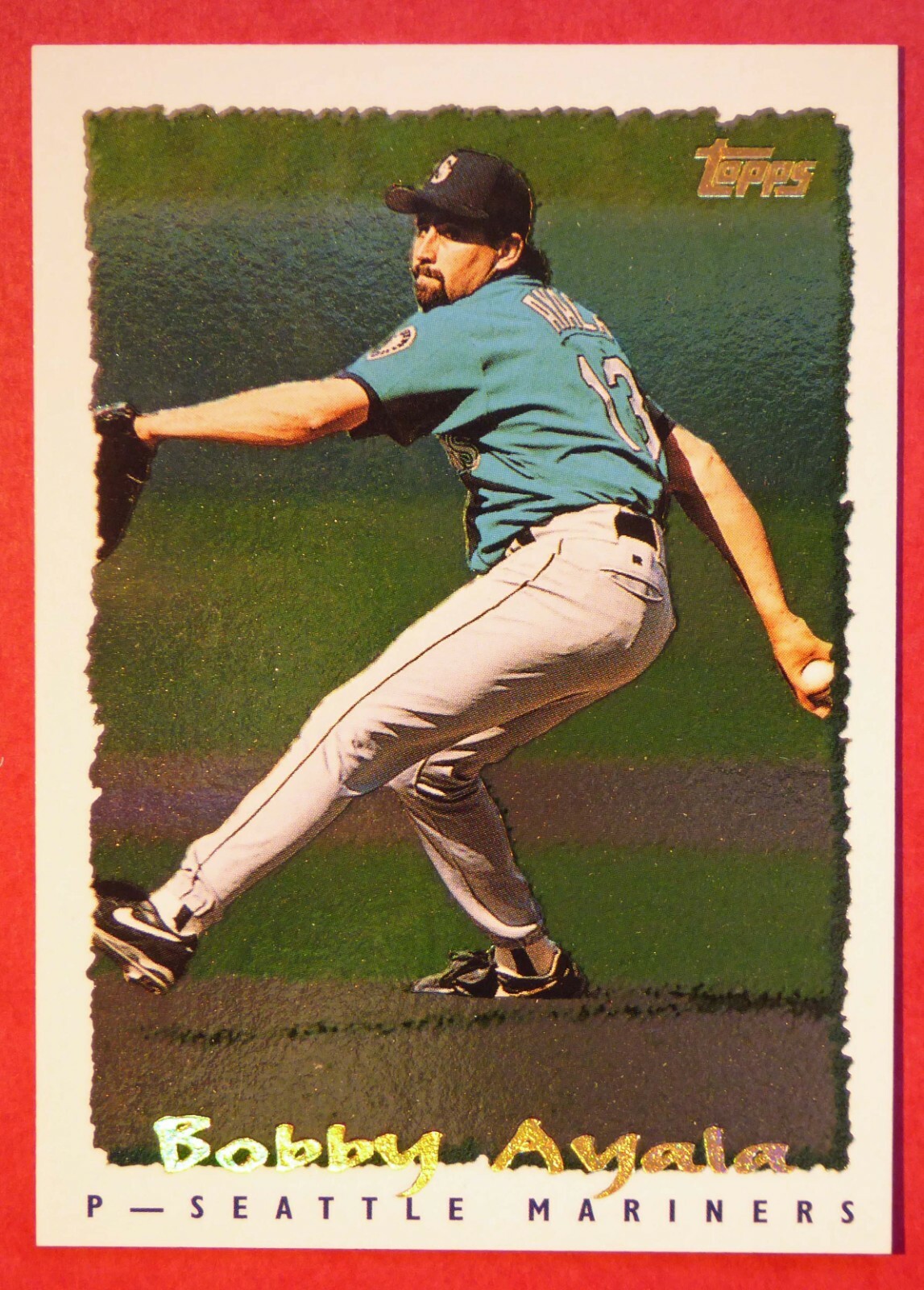 1995 Topps Bobby Ayala #110 Cyberstats (Mariners) | eBay