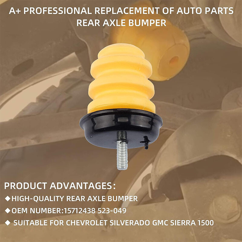 Pair of 2 Rear Axle Rubber Bump Stops for Chevy Silverado GMC Sierra ...