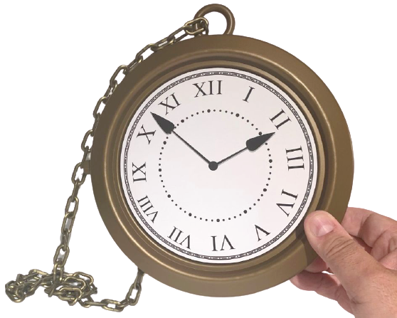 HIP HOP JUMBO CLOCK NECKLACE Rapper Flavor Giant Watch Chain Alice ...