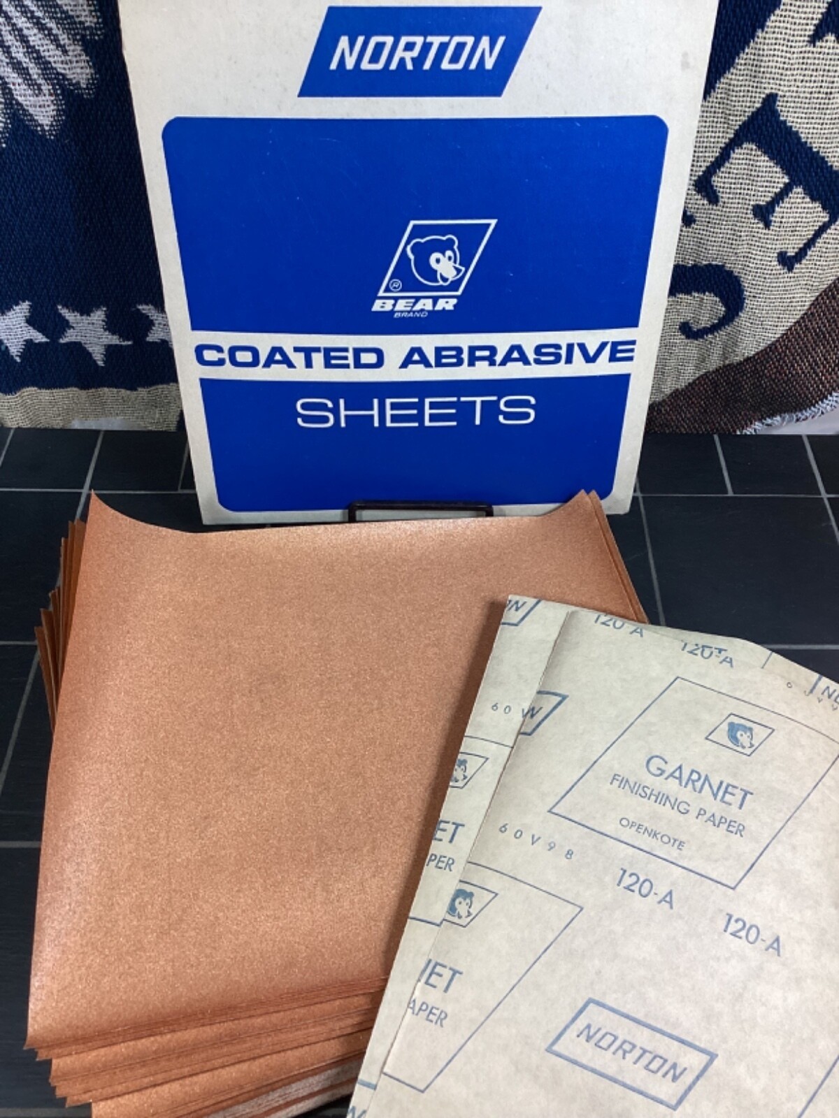 50 - NORTON Abrasive/Sanding Sheet - Garnet OpenKote FINISHING Paper ...