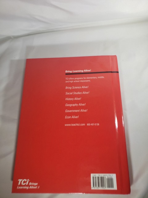 Social Studies Alive America's Past TCI Student Edition 2016 Book The ...