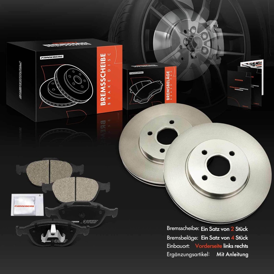 Brake Discs Brake Pads Front 300Mm For Ford Focus Daw Dbw Tourney Dnw 2 ...
