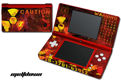 Skin Decal Wrap for Nintendo DSI Gaming Handheld Sticker MELTDOWN | eBay