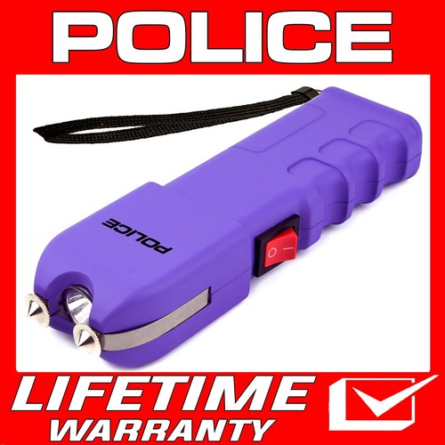 POLICE Stun Gun 928 Max Volt Self Defense Rechargeable LED Flashlight ...
