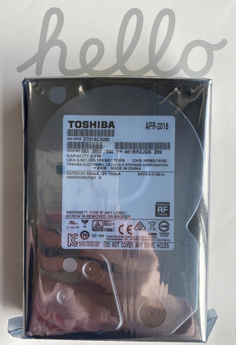 TOSHIBA DT01ACA200 2TB 7200RPM 64MB CACHE 3.5" INTERNAL HDD SATA 6GBPS ...