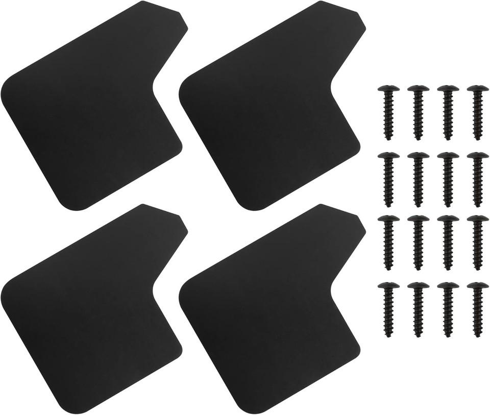 4X Black Universal Splash Guard Mud Flaps MudGuards For Car SUV Pickup ...
