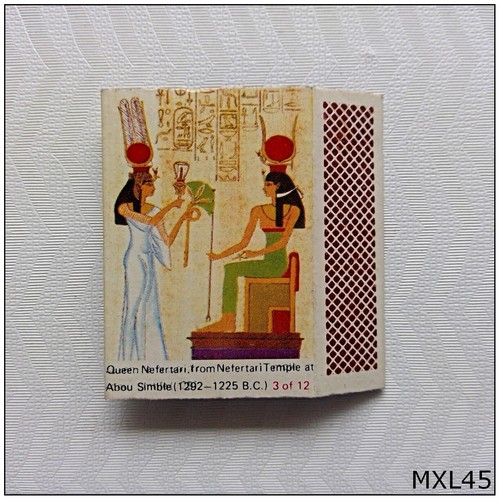Queen Nefertari Abou Simble No Frills Matchbox Label (MXL45) | eBay