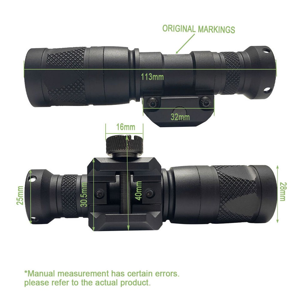 SOTAC Tactical Helmet Light M300C M600 M300V IR Flashlight with S/S MA ...