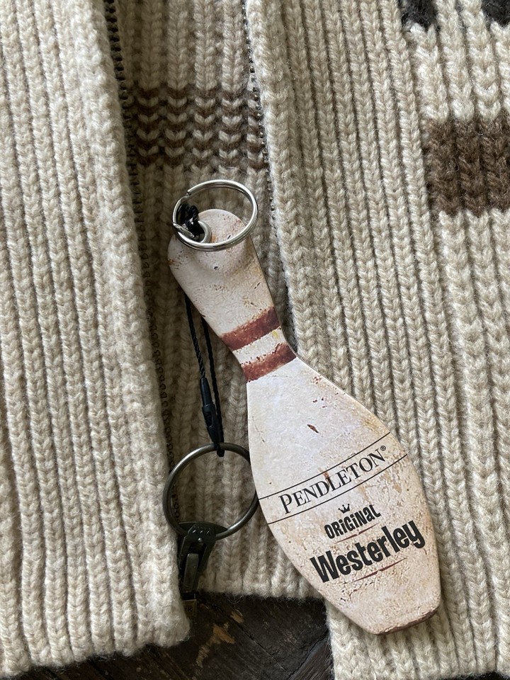 MED Pendleton Westerly Wool Cowichan Sweater Big Lebowski The Dude ...